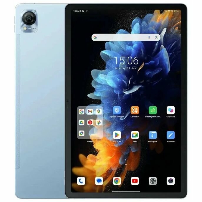 11,5" Планшет Blackview MEGA 1 (MEGA 1) 256 ГБ синий - 2000x1200, IPS, 8x2,2 ГГц, 12 ГБ, 8800 мА*ч, Android