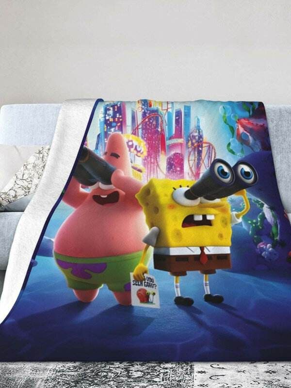 Плед Губка Боб Пледы Губка Боб Квадратные Штаны SpongeBob от SpongeBob SquarePants
