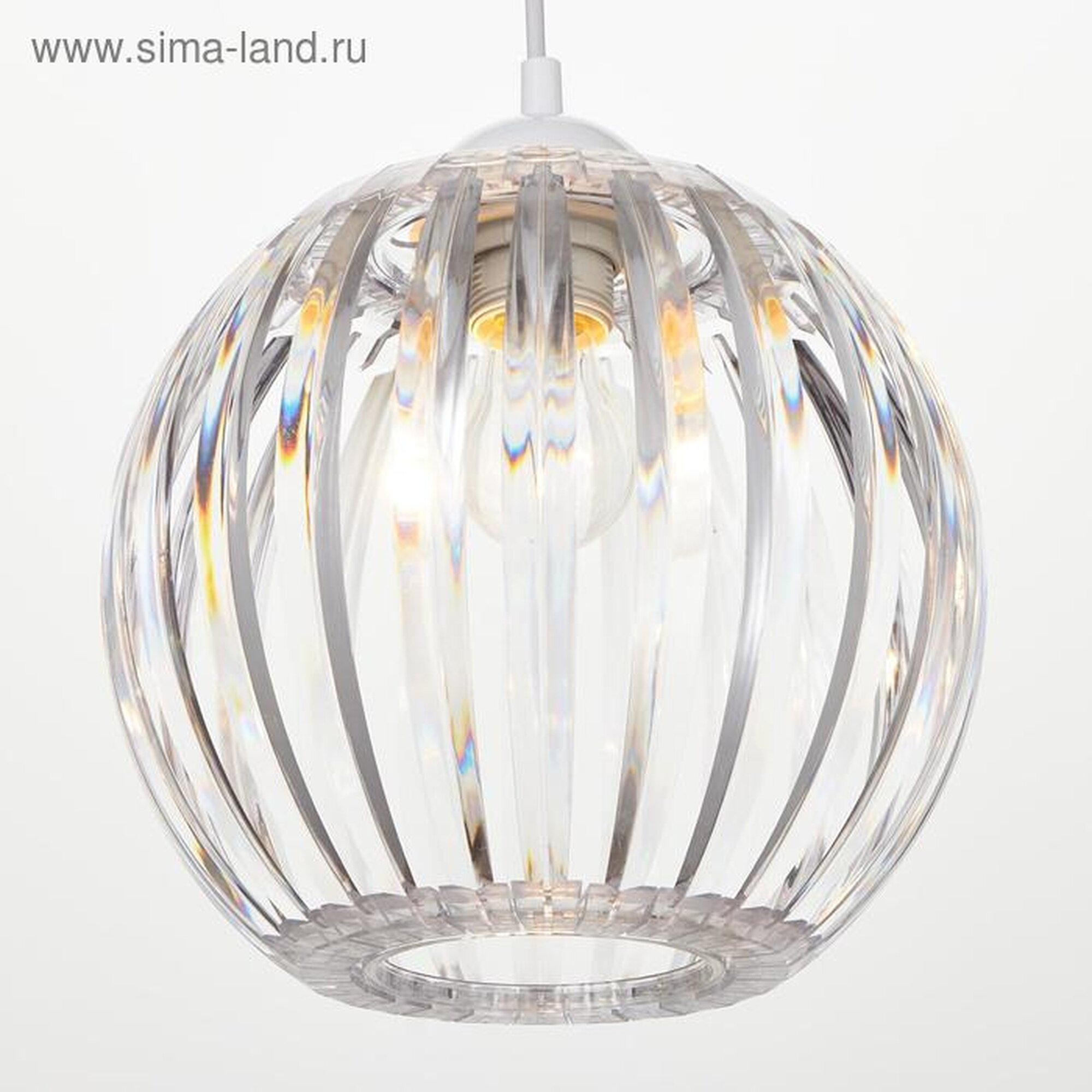 Светильник BayerLux «3330/1», 1хЕ27 15 Вт, прозрачный, 21×24+60 см