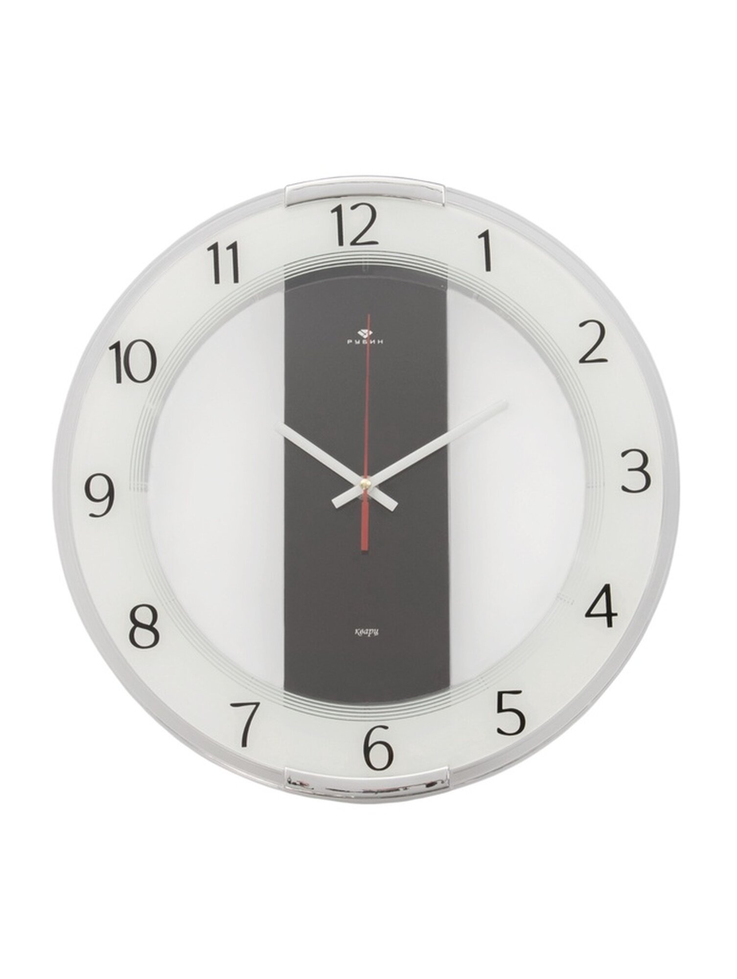 Часы настенные, интерьерные "Полоса", бесшумные, d-34 см