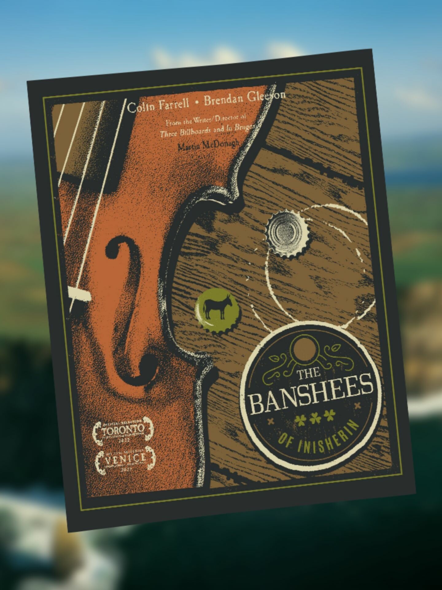 Постер pinterest "Банши Инишерина", 29.7х42см, А3, глянцевый