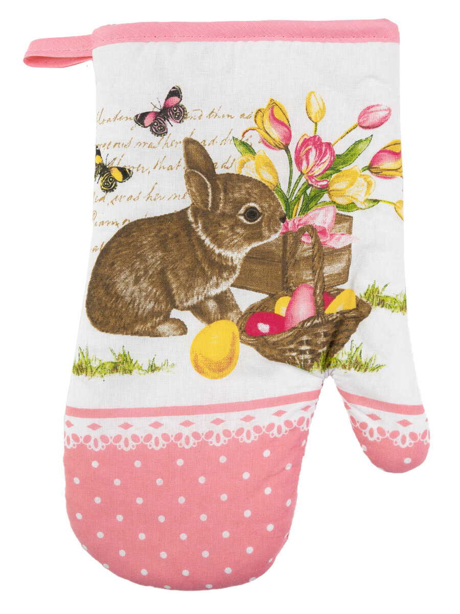 Прихватка-рукавица "Wellness", текстиль, 17×27 см, плотность 450г/м2
