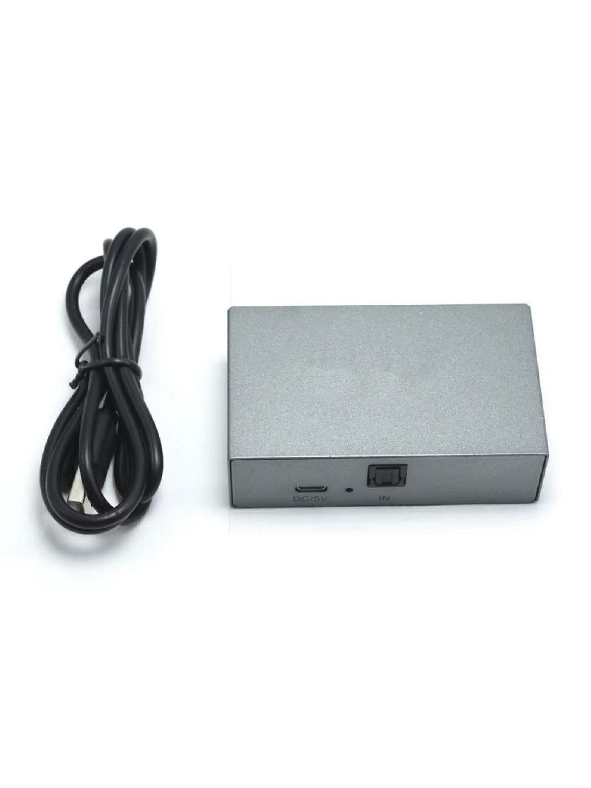 Digital Optical Splitter 2x1 SPDIF Audios Splitter Spdif/Toslinks Splitter Support LPCM2.0/DolbyAC3 for Music Player