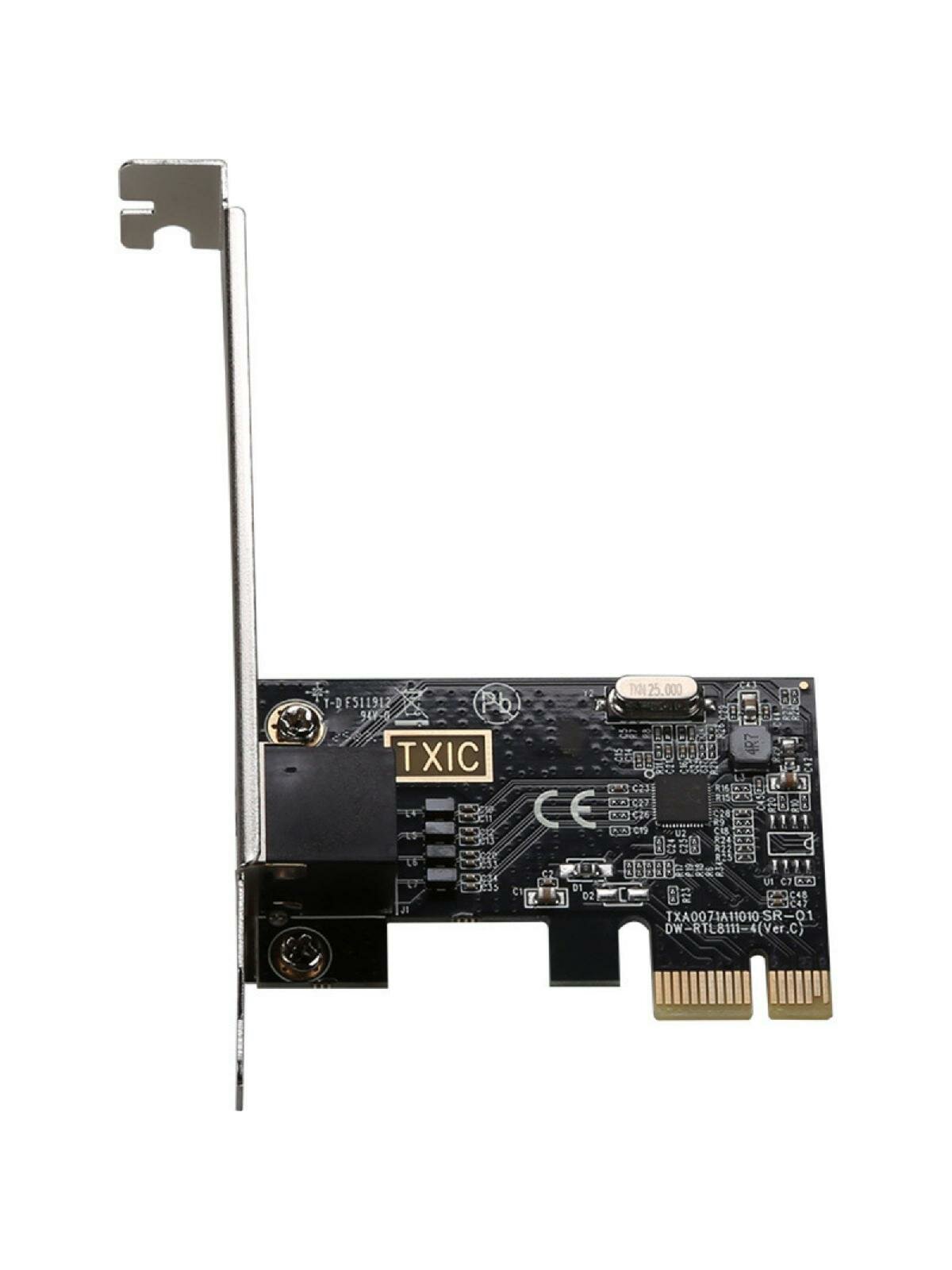 PCIE to RJ45 Networking Card 10/100/1000Mbps RJ45 PCIExpress Converters LAN Etherent Gigabit Adapter PCIe for Desktop PC