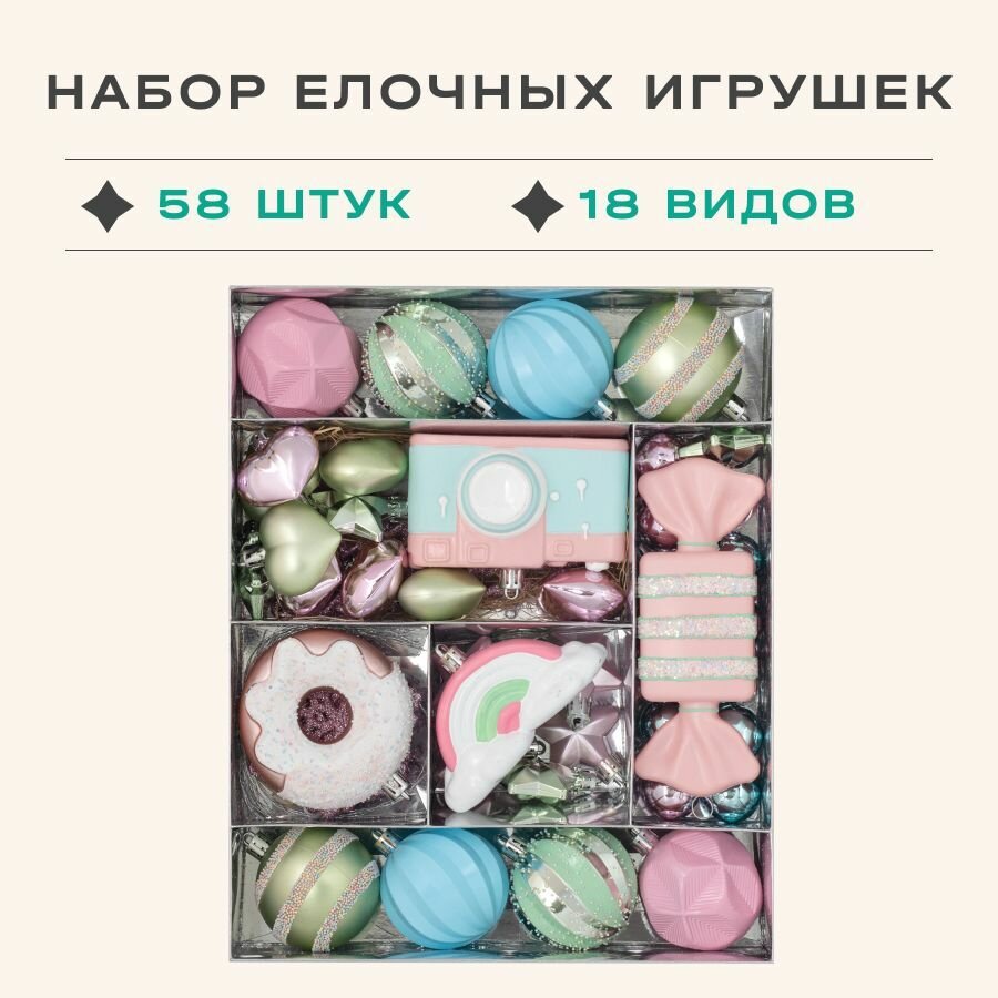 Набор ёлочных шаров