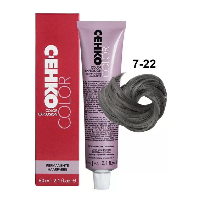 C: EHKO Color Explosion Color Explosion Крем-краска для волос 7/22 60 мл