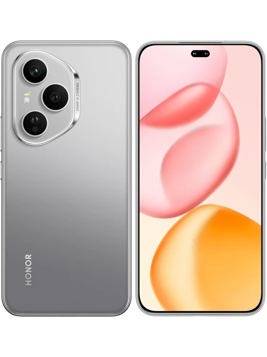 Смартфон Honor 400 Pro 12/256 ГБ, серый (Ростест)