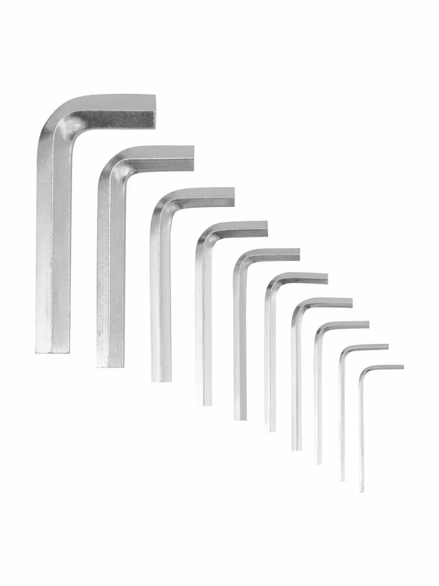 Набор ключей шестигранников 1.5-10 мм (имбусовые) HEX