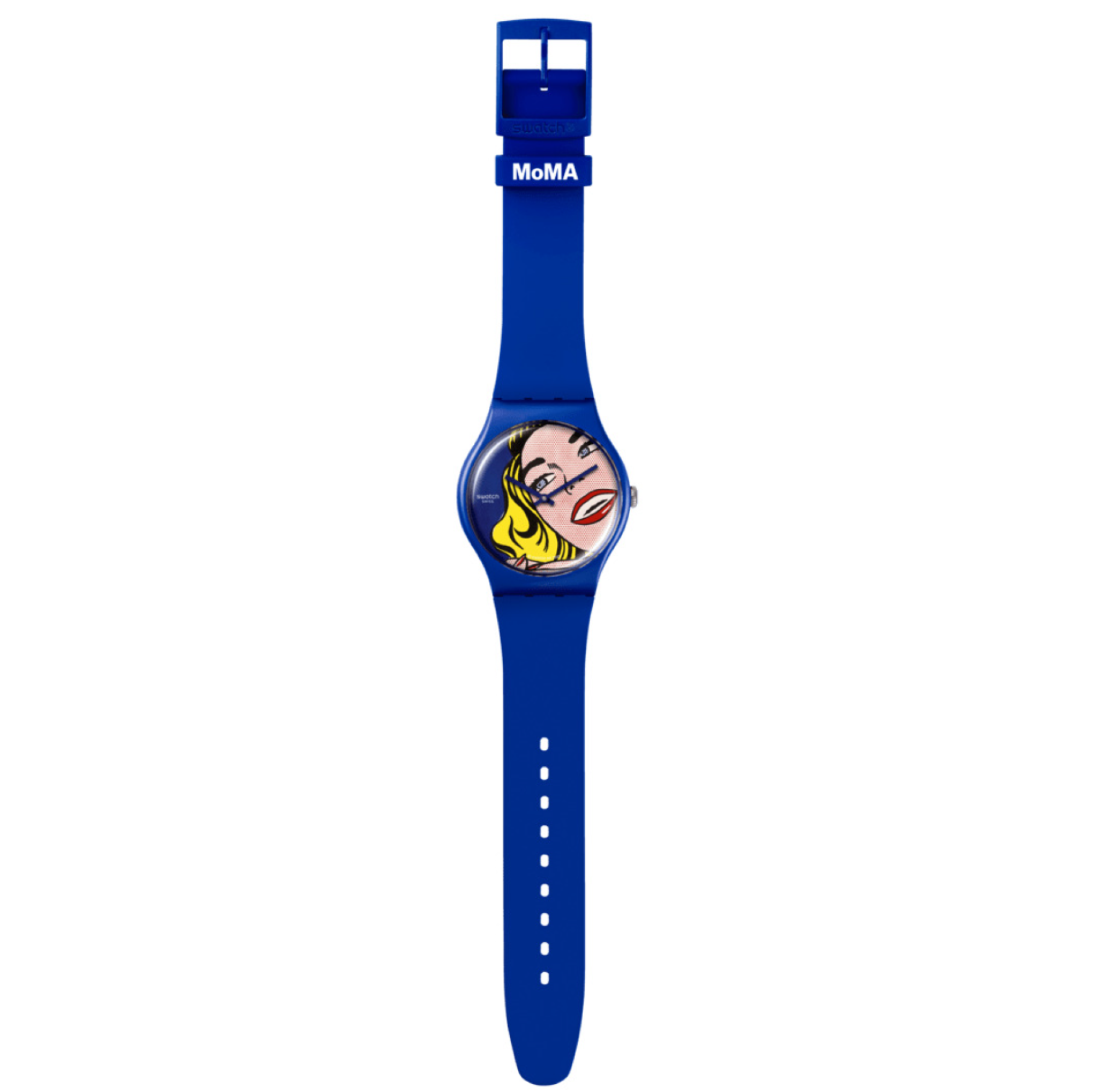 Наручные часы Swatch, синий — фото 1