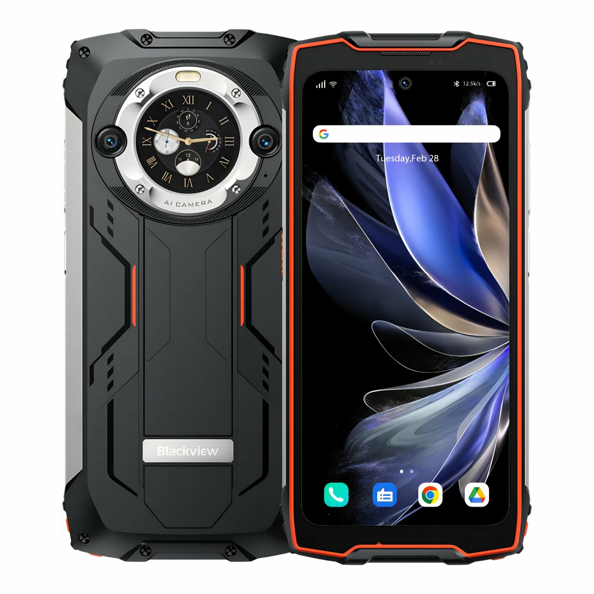 Противоударный смартфон Blackview BV9300 Pro (8+8)/256Gb, Orange, 2 SIM