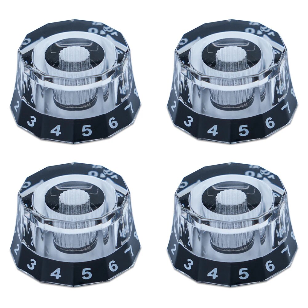 VKTECH Ручки регулировки громкости и тона для электрогитары 4 шт.