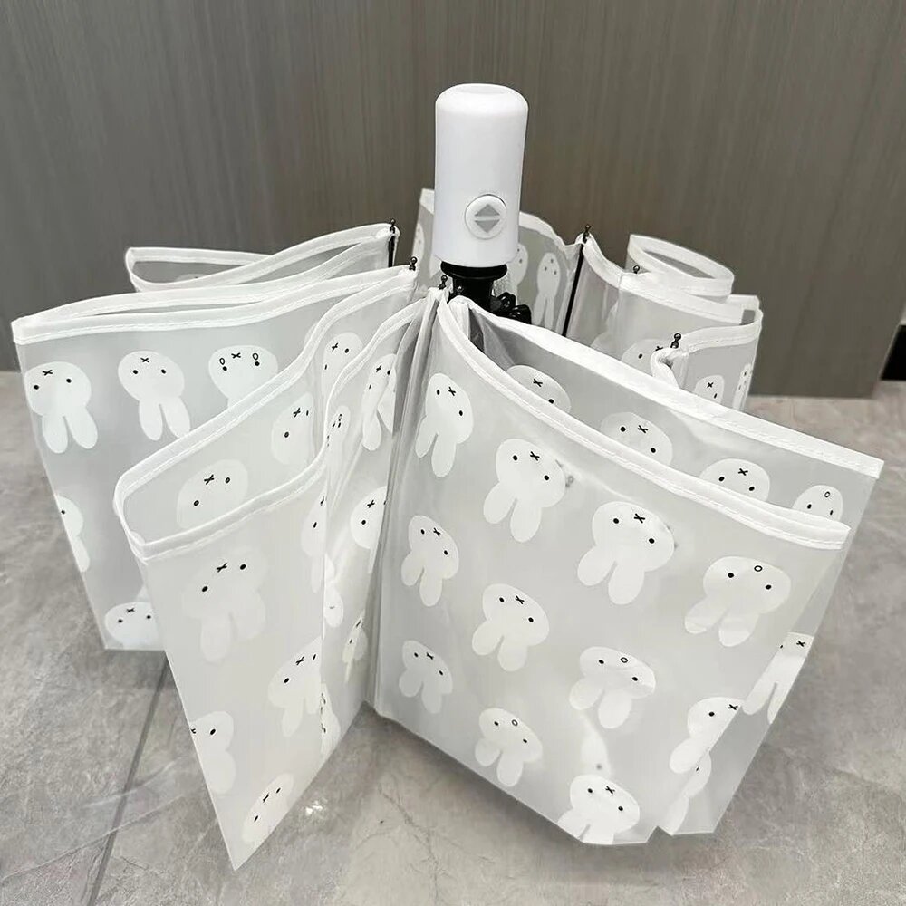 Зонт Miffy автоматический, белый, мультяшный