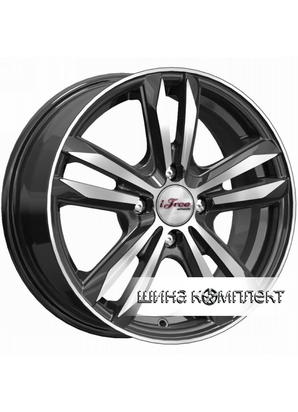Колесный диск iFree Маскот (КС870) 6x15 4x100 ET35 67,1 Блэк Джек