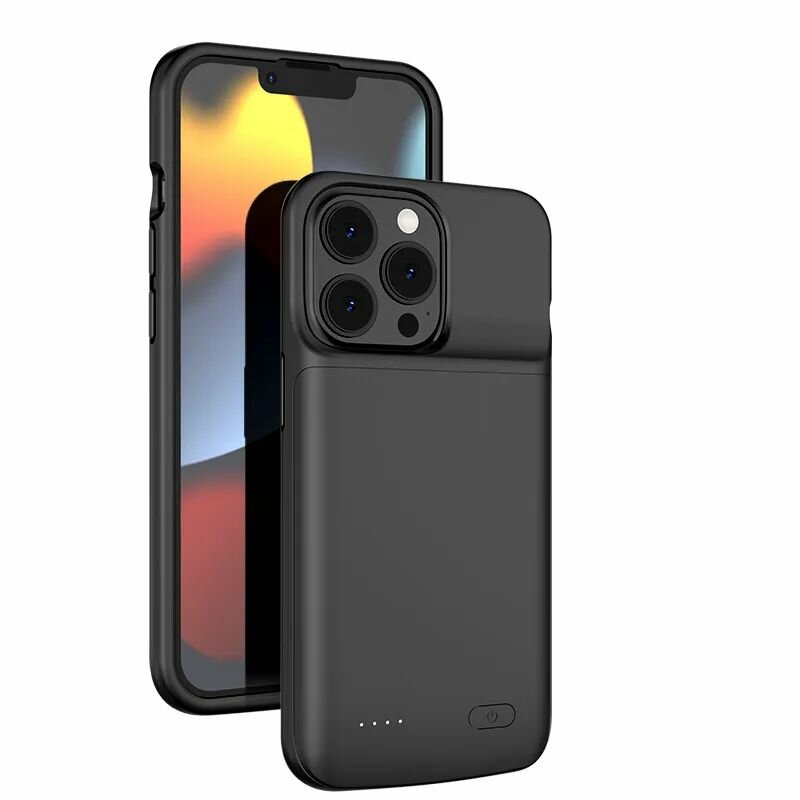 Чехол-аккумулятор для iPhone 14 Pro Внешний аккумулятор Power bank чехол для телефона, Fraternize 6800мАч-ROMIKY