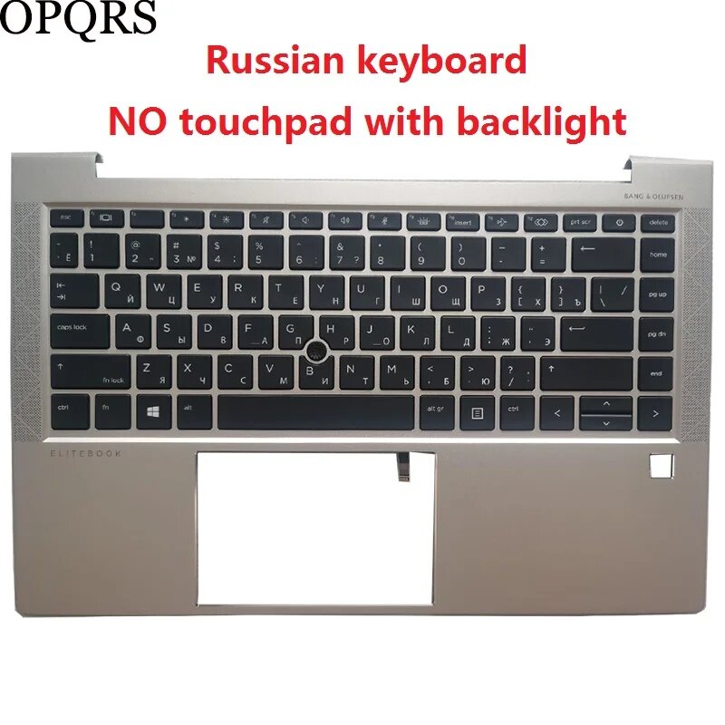 Верхний чехол для ноутбука HP EliteBook 840 G8 745 845 G7, серебристый, RU
