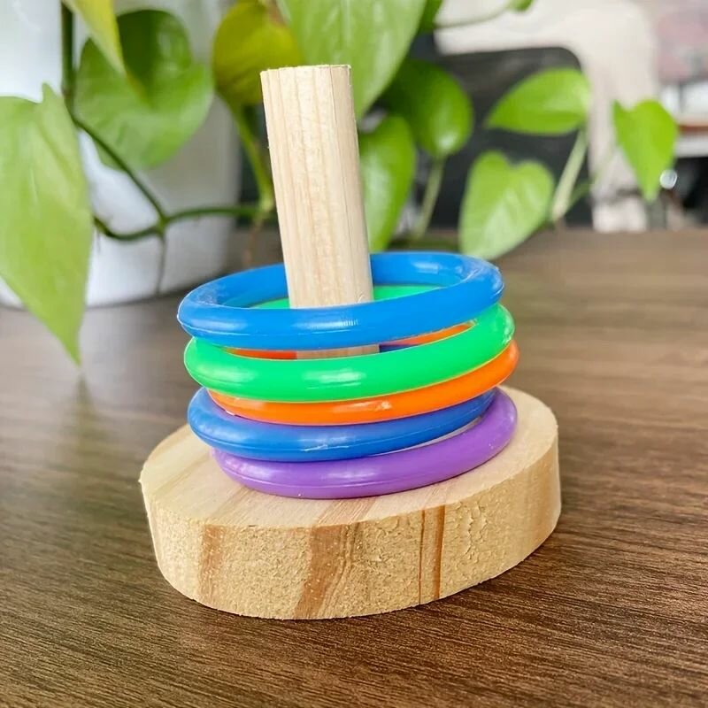 Игрушки для птиц, Интерактивная игрушка с кольцом попугая