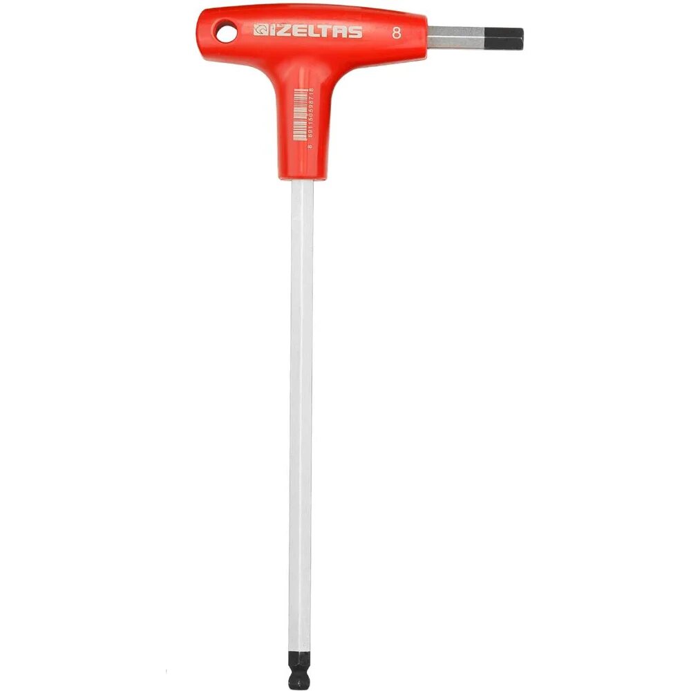 Т-образный шестигранник IZELTAS с рукояткой, с шаром, 8 мм 4921220080