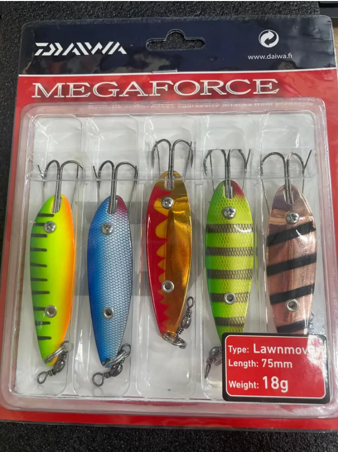 Набор блесен незацепляек 18 г, 5 шт, DAIWA приманка для ловли хищных рыб