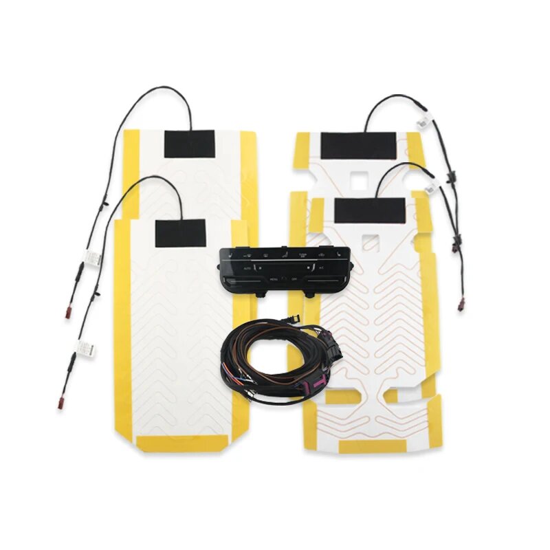 4 шт. 1 комплект, грелка для автомобильного сиденья с подогревом для VW Golf 7 Passat B8 Tiguan MK2 T-roc Jetta, комплект обогрева переднего сиденья, панель переменного тока и кабель