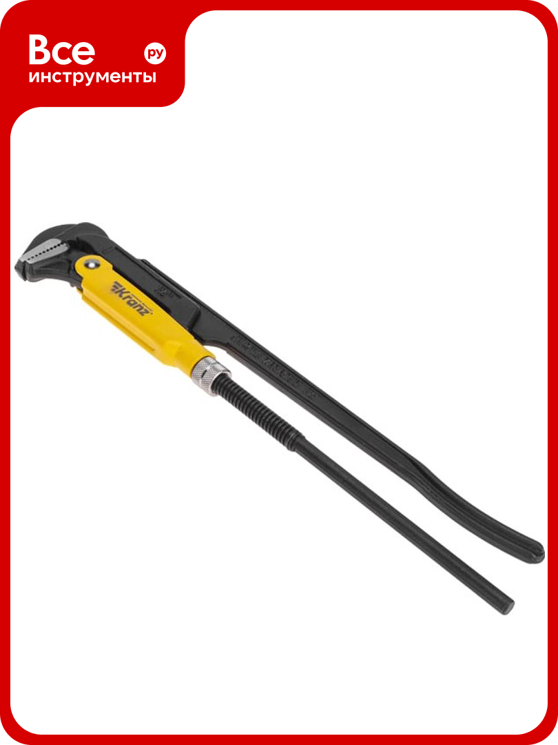 Ключ KRANZ трубный рычажный № 2, 400 мм, литой KR-12-5903, для вращения или фиксации