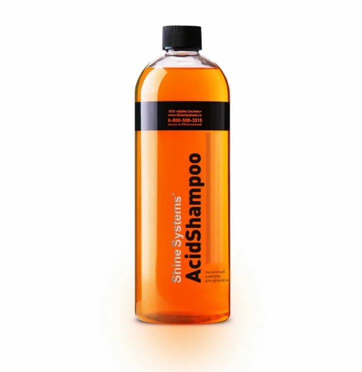Кислотный шампунь для ручной мойки Shine Systems AcidShampoo, 750 мл