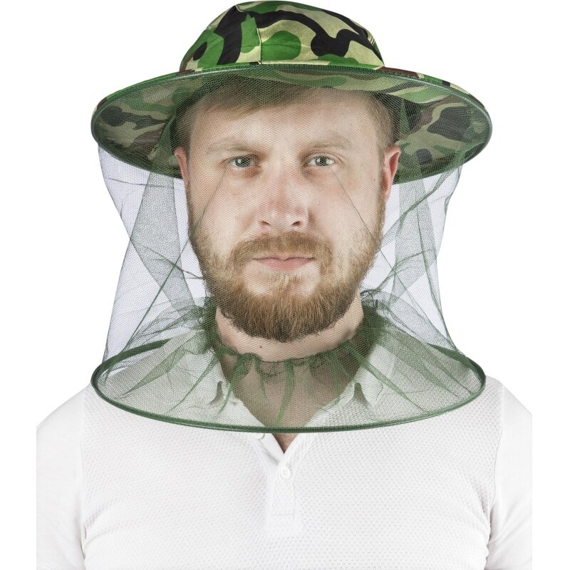 Антимоскитная шляпа КНР зеленая, универсальный размер