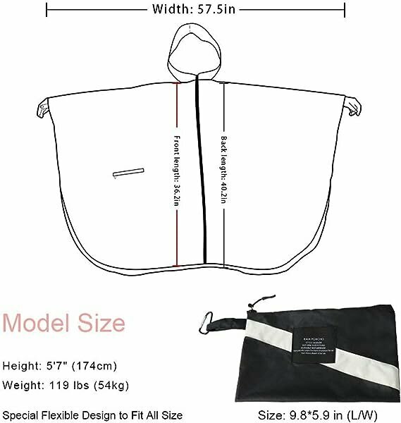 Плащ-дождевик Базовая коллекция, размер ONE SIZE FIT ALL-ОДИН РАЗМЕР ПОДХОДИТ ВСЕМ, белый — фото 1