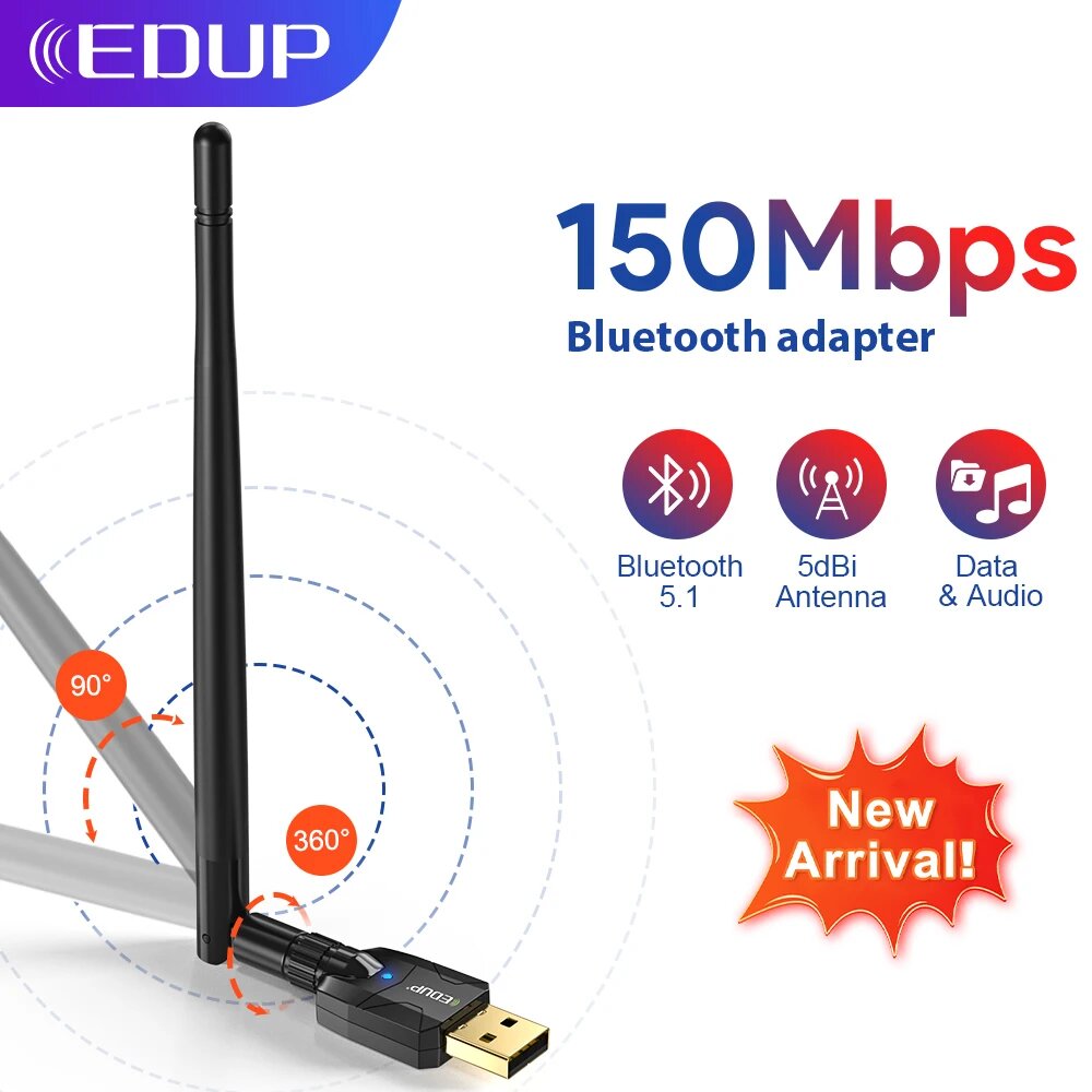 EDUP B3536 Bluetooth-адаптер 5.0, EP-B3536GS BT5.1