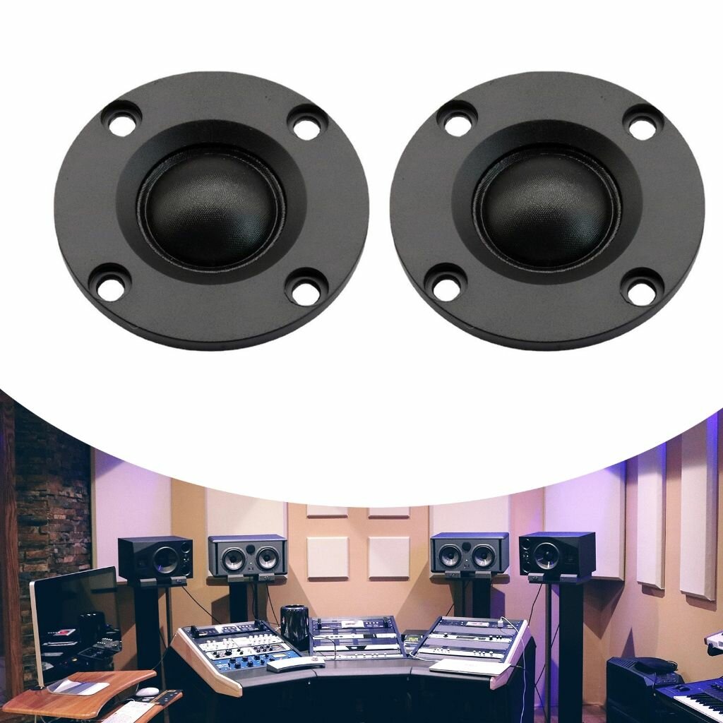 Колонки,2 дюйма высокочастотный динамик с шелковым диафрагмой - 8 Ом, 1 пара