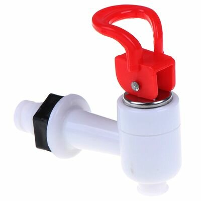 Кран для кулера красный