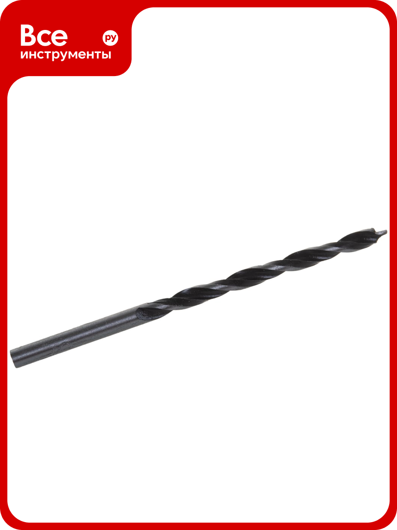 Сверло по дереву (3х60х33 мм, цилиндрический хвостовик) СИБРТЕХ 70232