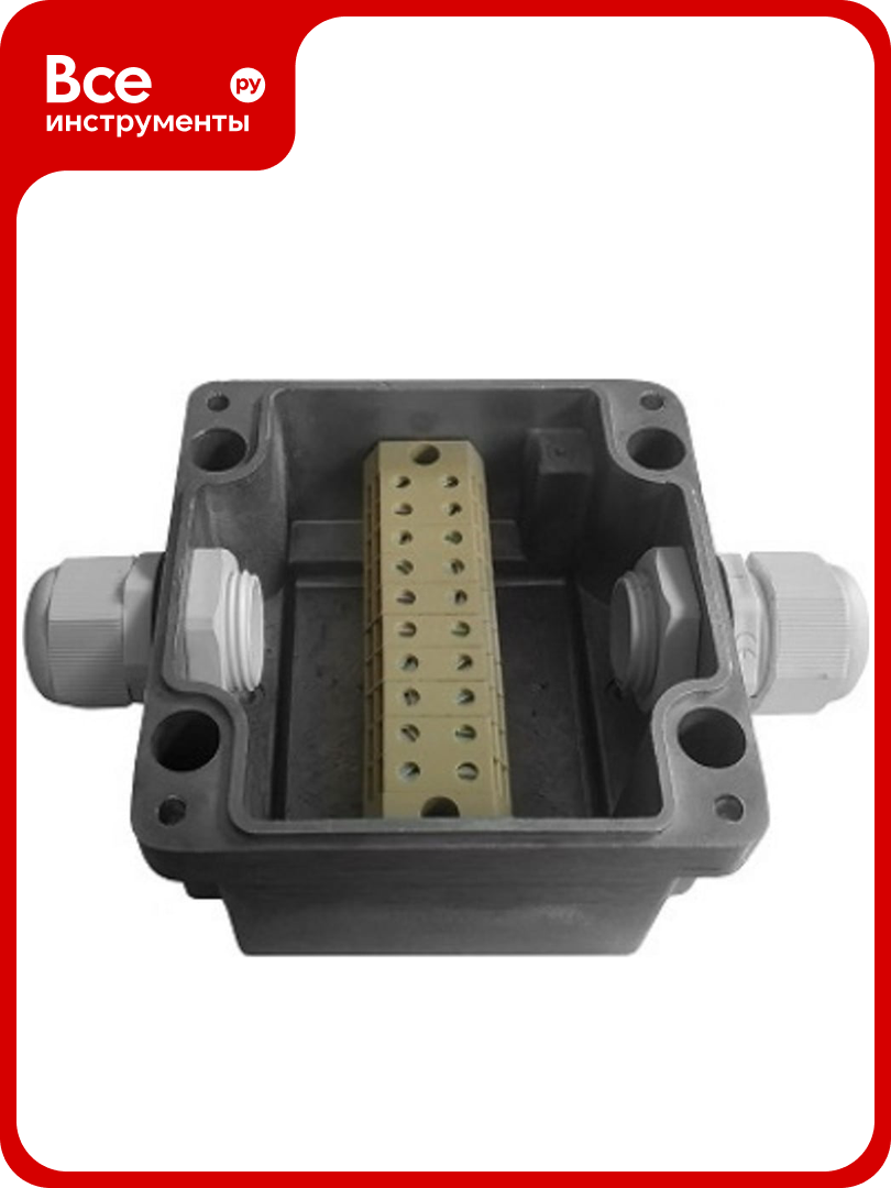 Металлическая соединительная коробка Магнито-Контакт МКС 2ВК «мороз» 00-00005380, соединения