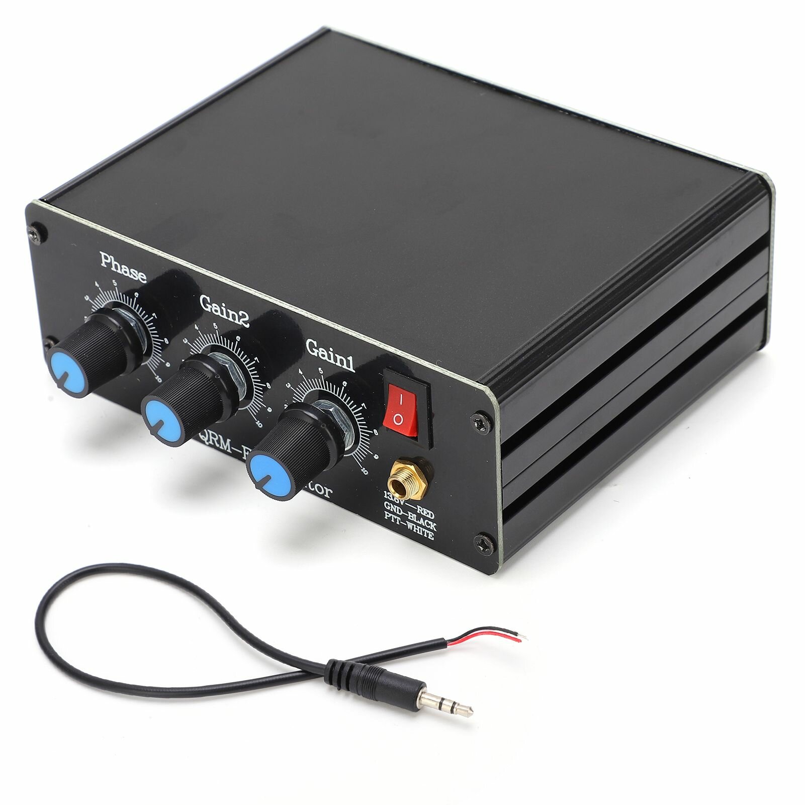 Приемник радиосигнала КВ диапазона 130 МГц с алюминиевым сплавом, подавителем помех и встроенным управлением PTT для четкой связи