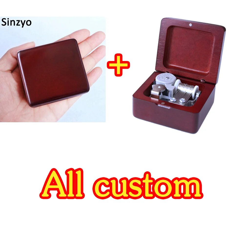 Музыкальная шкатулка из дерева NoEnName_Null, All custom