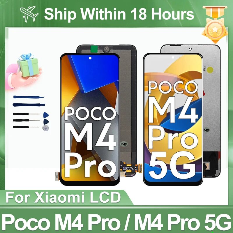 Новинка для Xiaomi Poco M4 Pro LCD 2201117PG дисплей сенсорный экран для Poco M4 Pro 5G LCD 21091116AG дигитайзер Запасные части