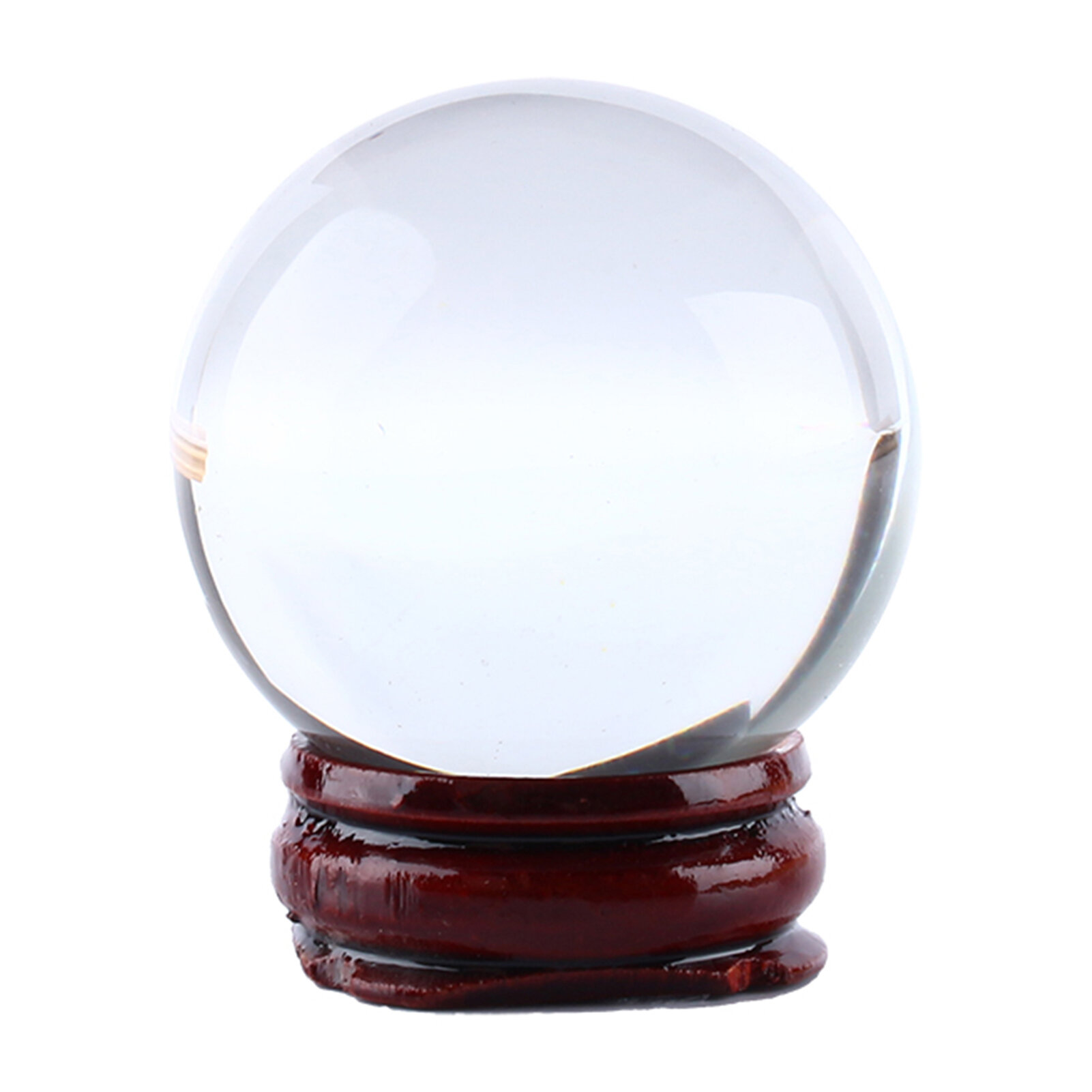 Редкий азиатский натуральный кварцевый прозрачный магический кристалл, лечебный шар, сфера 40 мм