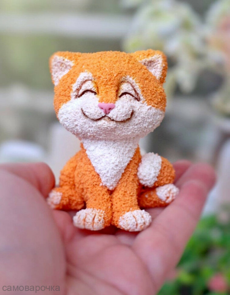 Котофей cиликоновая форма для мыла, гипса 3D