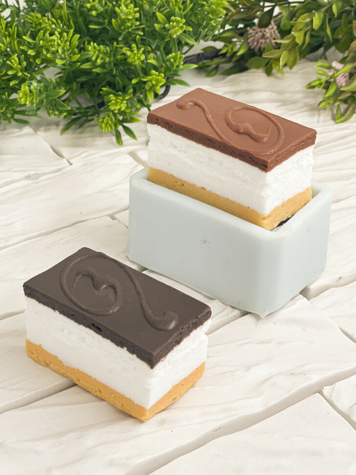 Птичье молоко пирожное форма силиконовая 3D