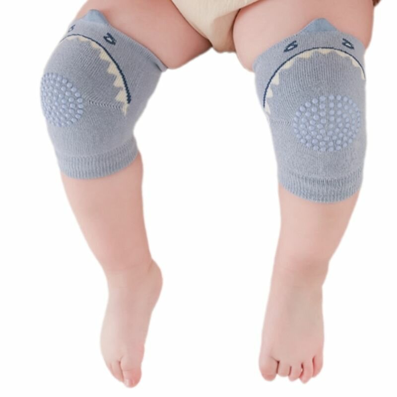 (1 пара) Детские наколенники для ползания - синие