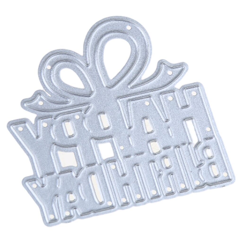 Буквы С Днем Рождения, Вырезающие Штампом Открытки для Фотоальбома "Сделай Сам", Делающие Декоративные Штампы