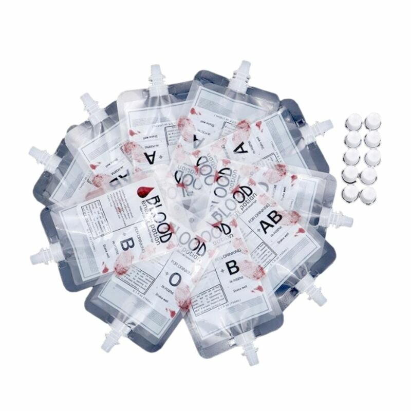 1 набор из 10 упаковок для напитков вампиров на Хэллоуин