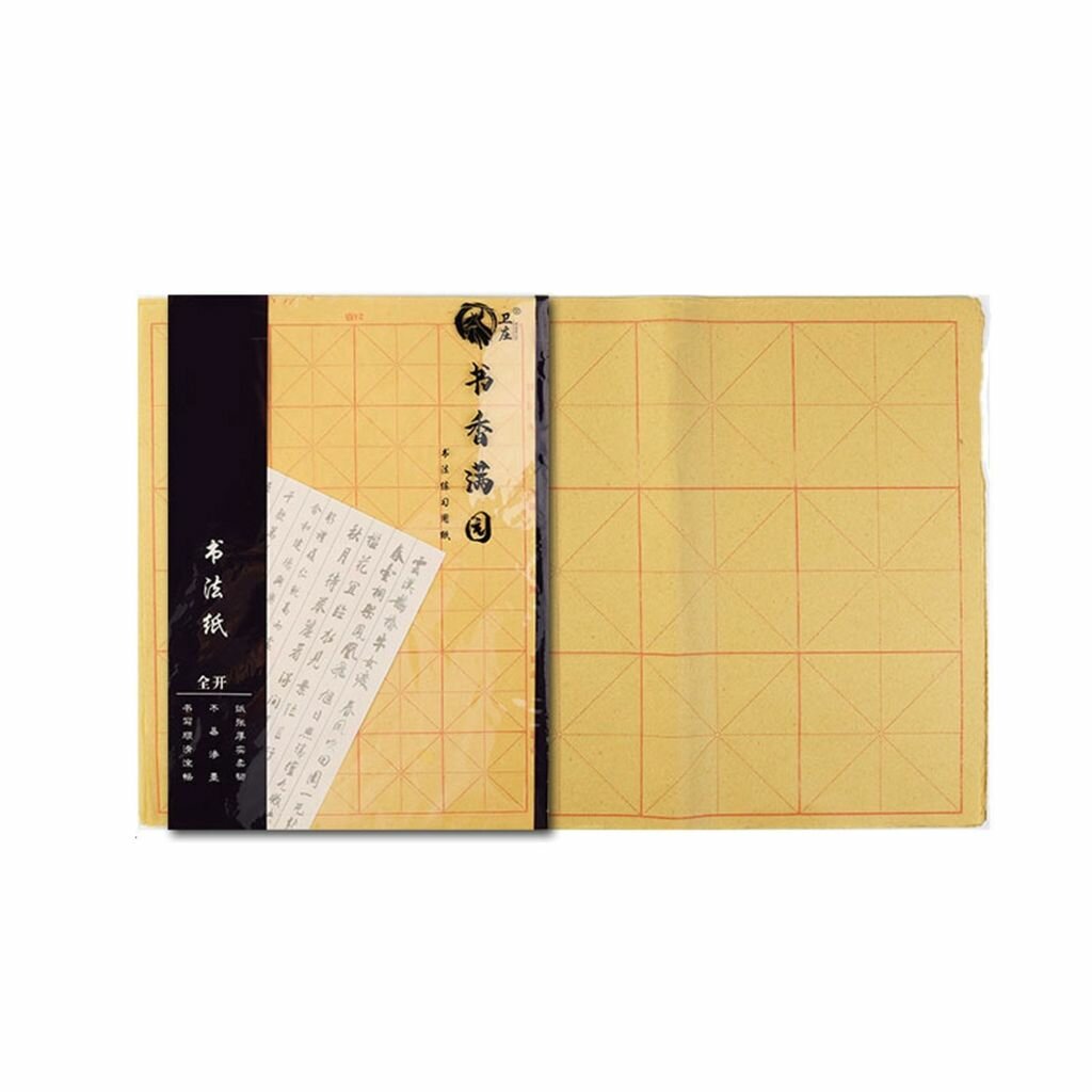 Ручная бумага Сюань для каллиграфии с сеткой