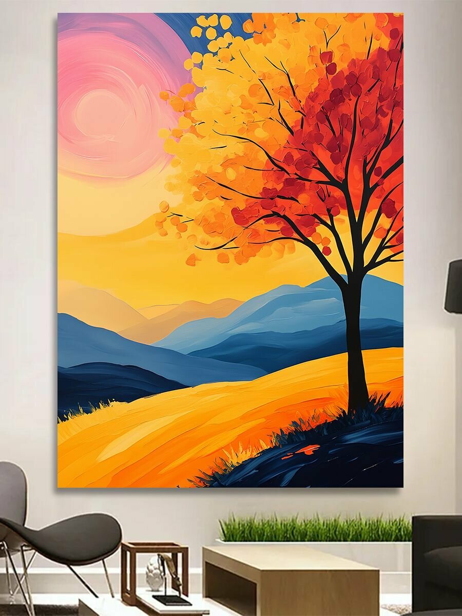 Пейзаж / природа, интерьерная картина / на холсте, 30х40 см.