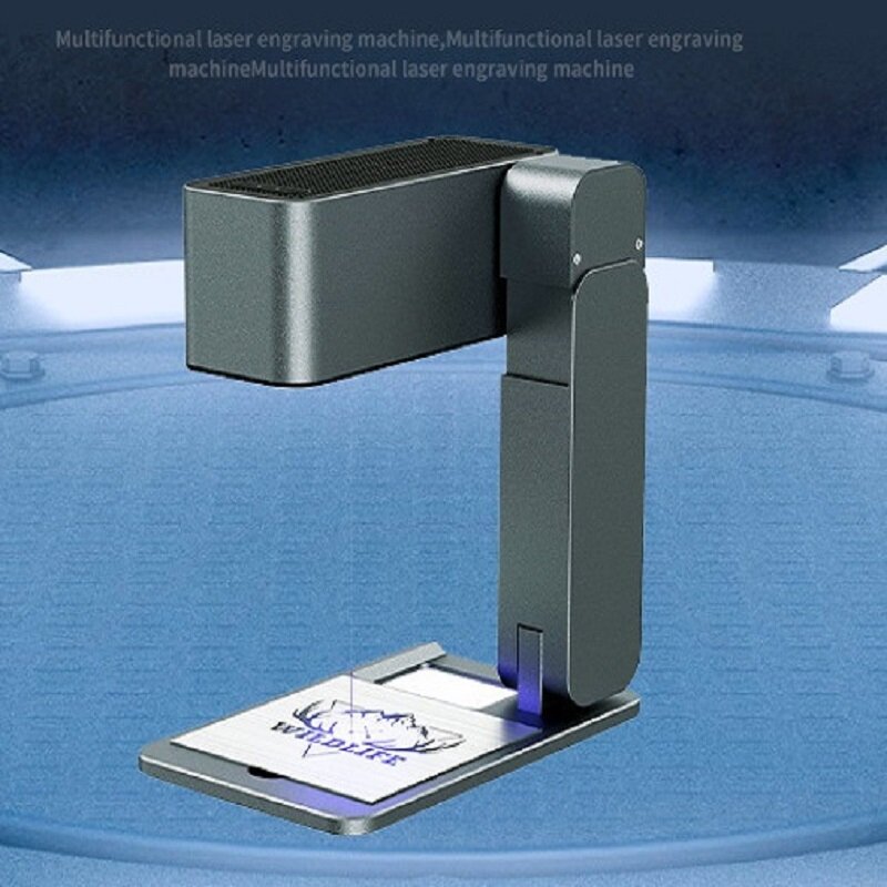 Портативный лазерно-гравировальный принтер, складной, 8x8 см