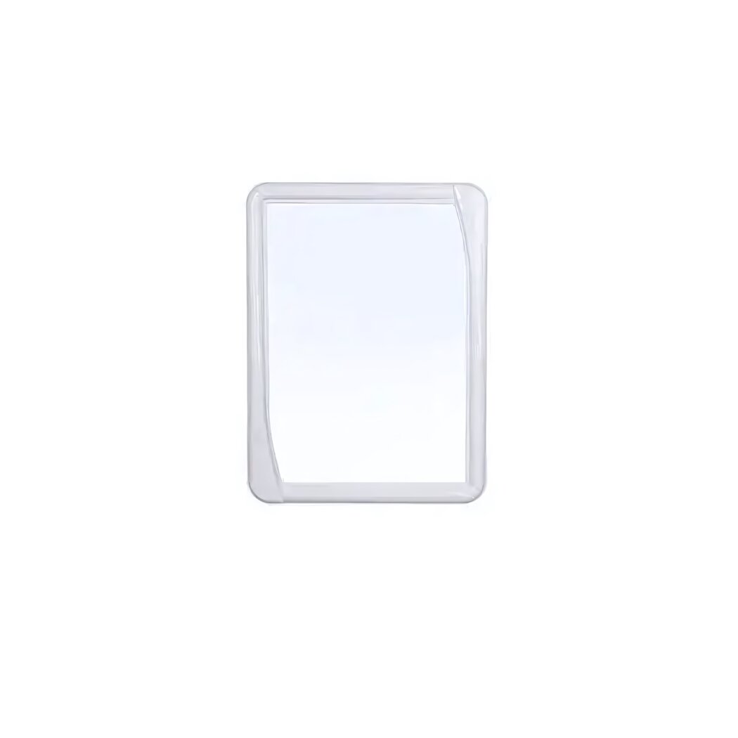 Зеркало для ванной Berossi «Версаль» с белой рамкой, закругленные углы, прямоугольное