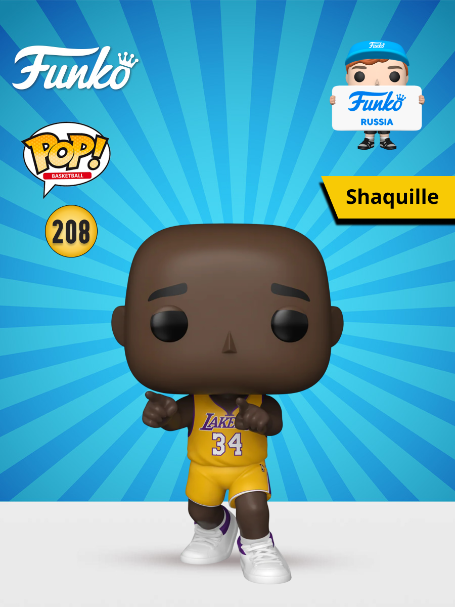 Фигурка Funko POP! NBA Lakers Shaquille O'Neal ('00 WCF Celebration) (208) 86312