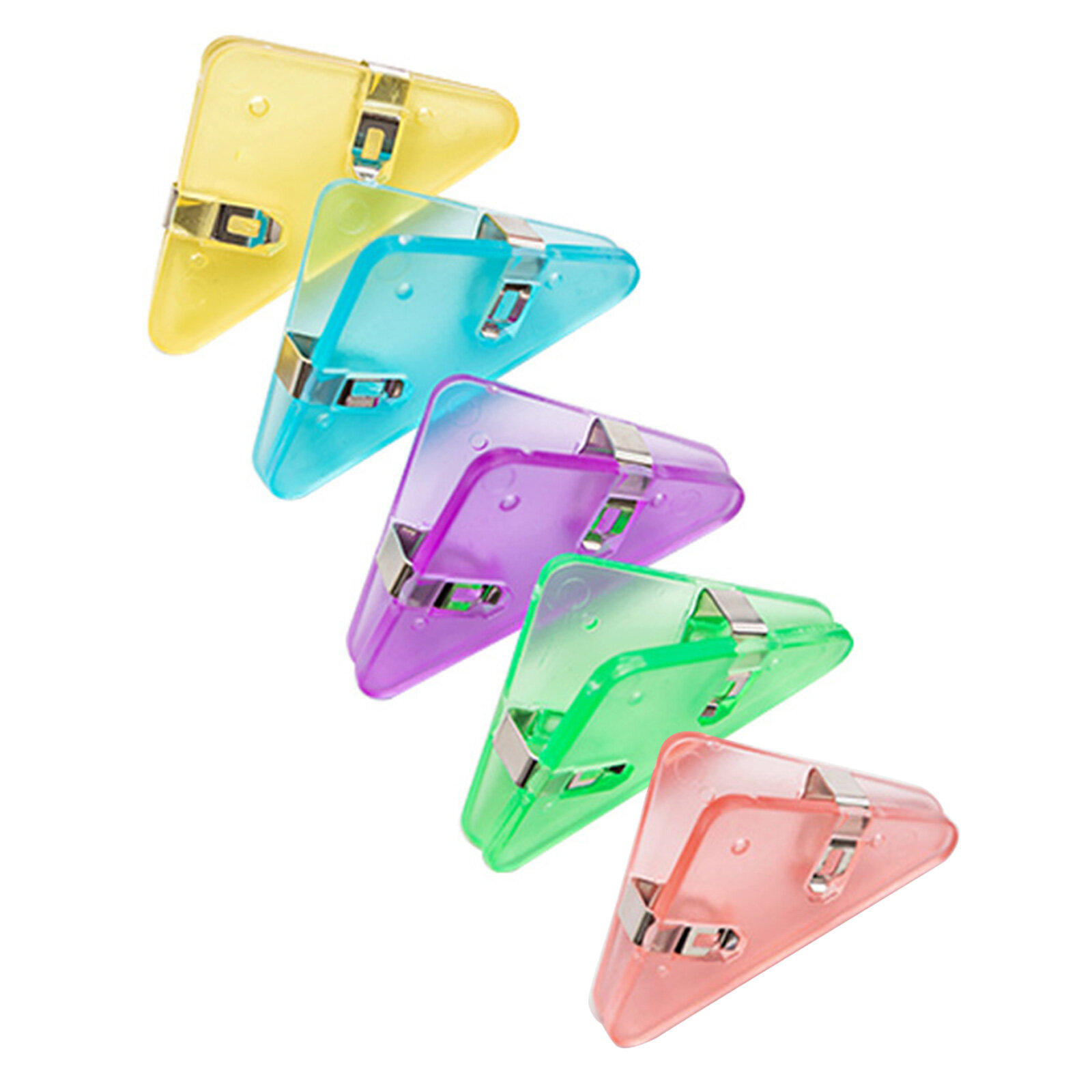 Треугольный Зажим для бумаги Разделитель Страниц книги Зажим для Бумажного файла Вмещает 50 Листов для файла