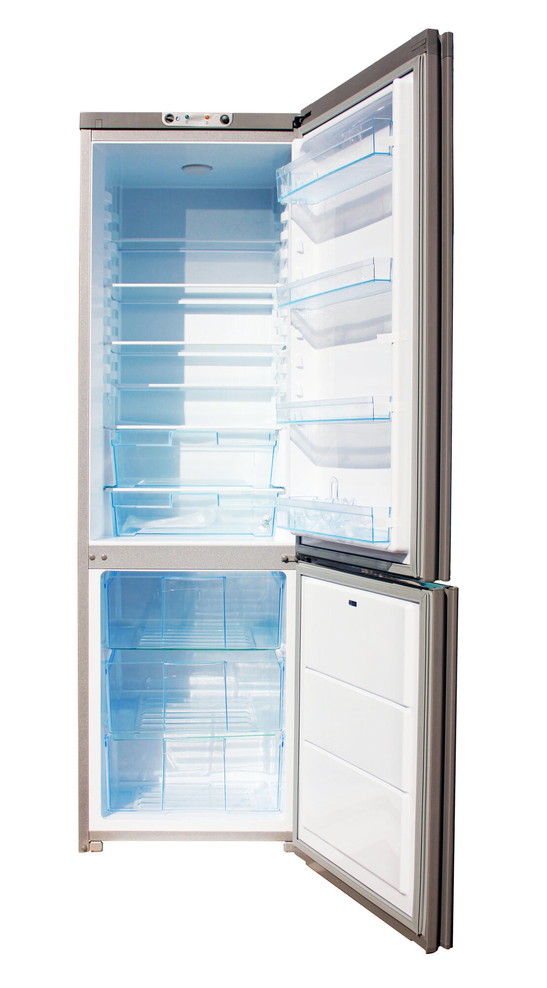 Холодильник двухкамерный орск 175 MI Glass, перевешиваемые дверцы, морозильная камера снизу