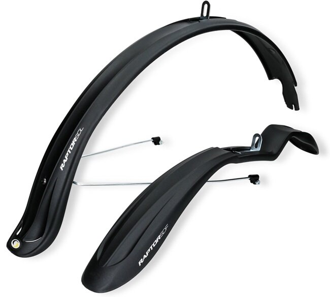 Крылья велосипедные щитки Simpla Raptor SDS для колес 24"-28" черные