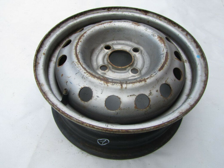 Диск стальной R14 5.5Jx14CH2 ET49 4x100 56.5 53A49A49530 Ланос Нексия Шанс -Серый - дефект- N-1